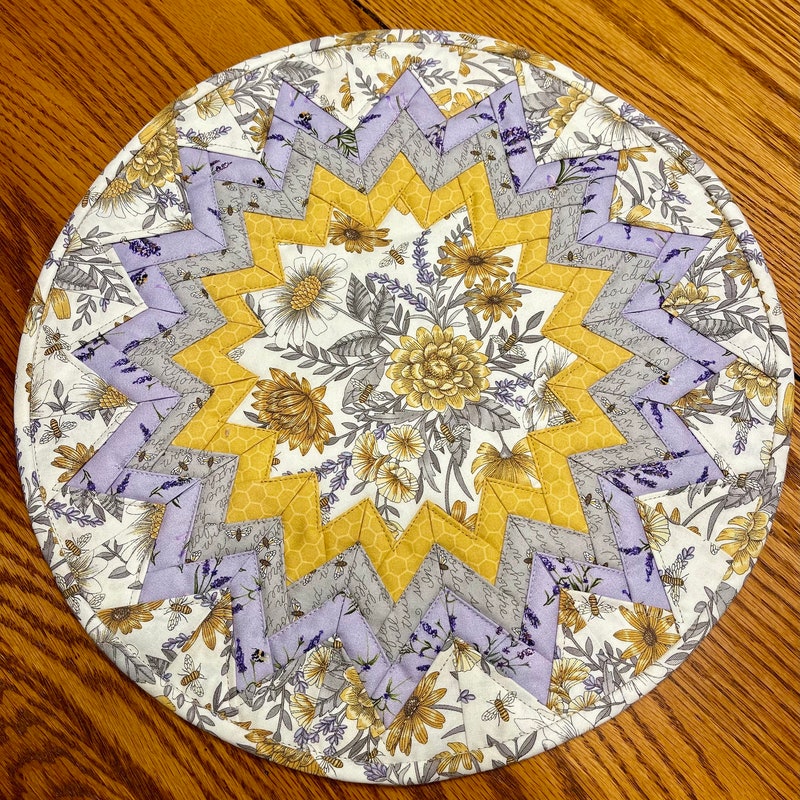 Large Quilted Table Mats - Etsy