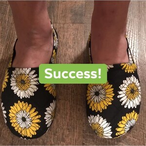 Slipper Sewing Pattern: Whole Family Sizes, Sew-a-long Video (instant ...