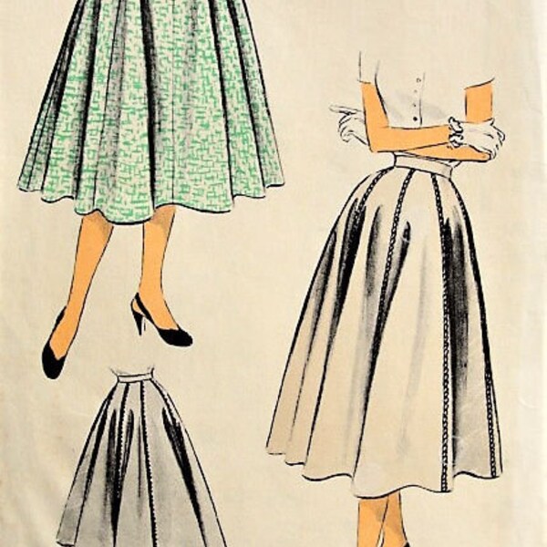 8 Gore Skirt Pattern - Etsy