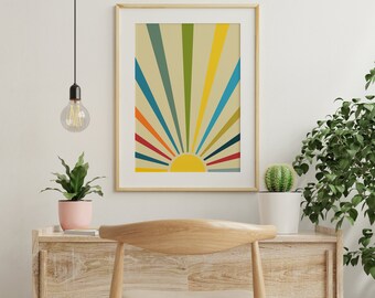 Sunburst Wall Art - Etsy