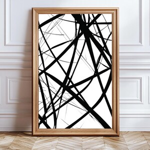 Modern Minimal Line Art Print, Simple Drawing, Printable Art, Modern ...