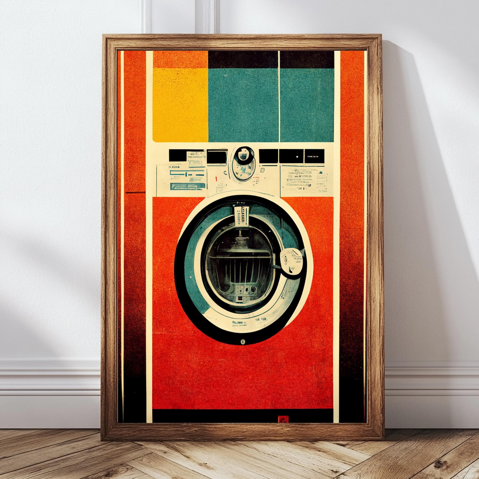 Retro Laundry Day Print, Vintage Style Laundry Day Poster, Retro ...