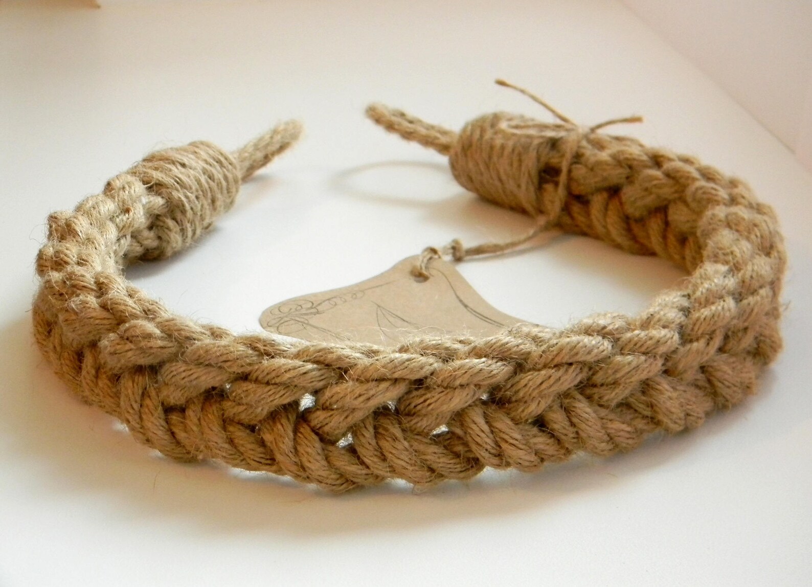 Natural Jute Rope Curtain Tiebacks-chunky Braided-pigtail of - Etsy UK