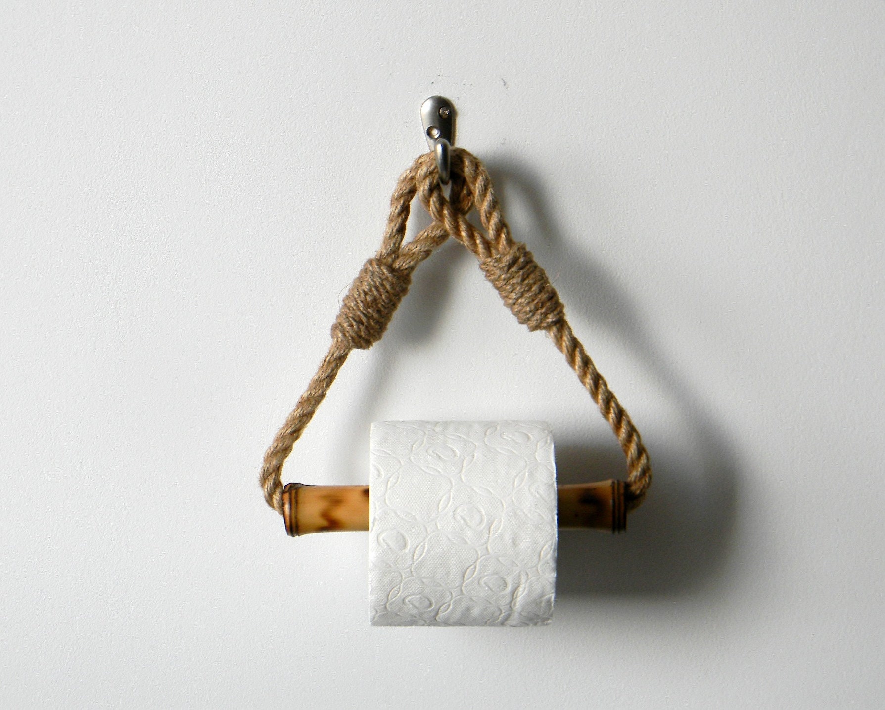 Toilet Paper Rope Holder..Toilet Roll Holder..Rope Nautical | Etsy