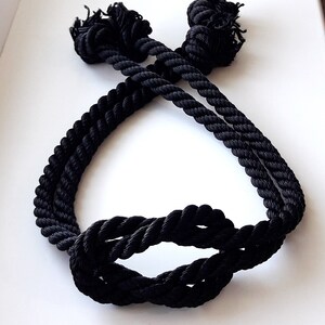 Square Knot Curtain Tie-backs..black Rope Tiebacks..home Decor Curtain ...