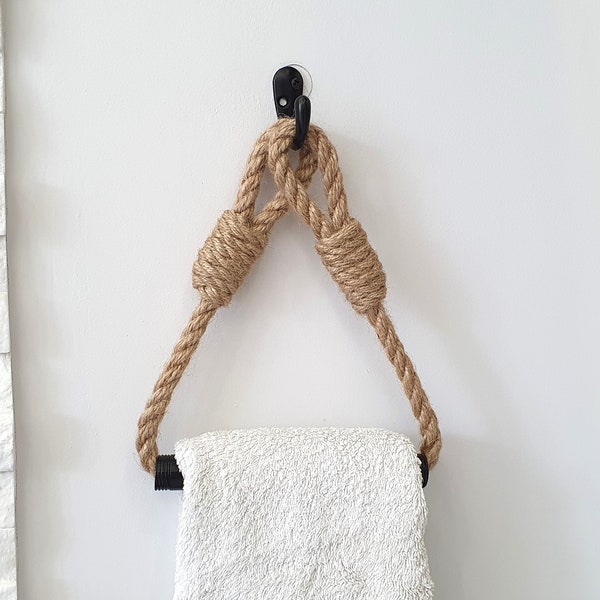 Rope Towel Ring - Etsy