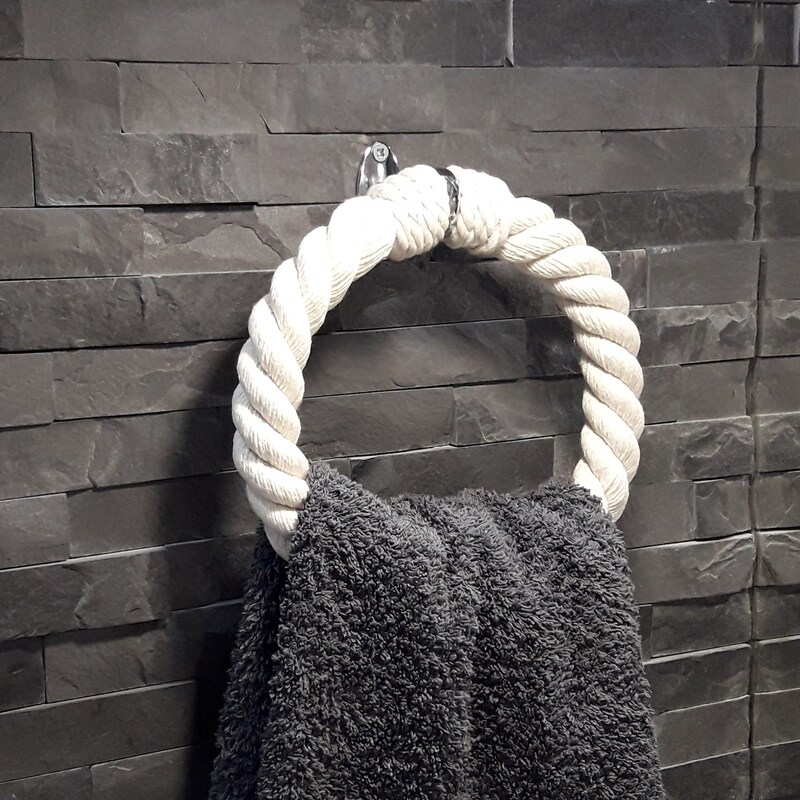 Rope Towel Ring - Etsy