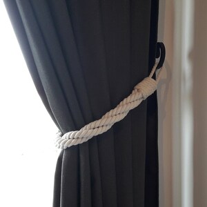 Chunky Curtain Tieback Cotton Rope Decor for Window - Etsy