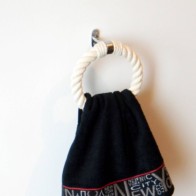 Rope Towel Ring - Etsy