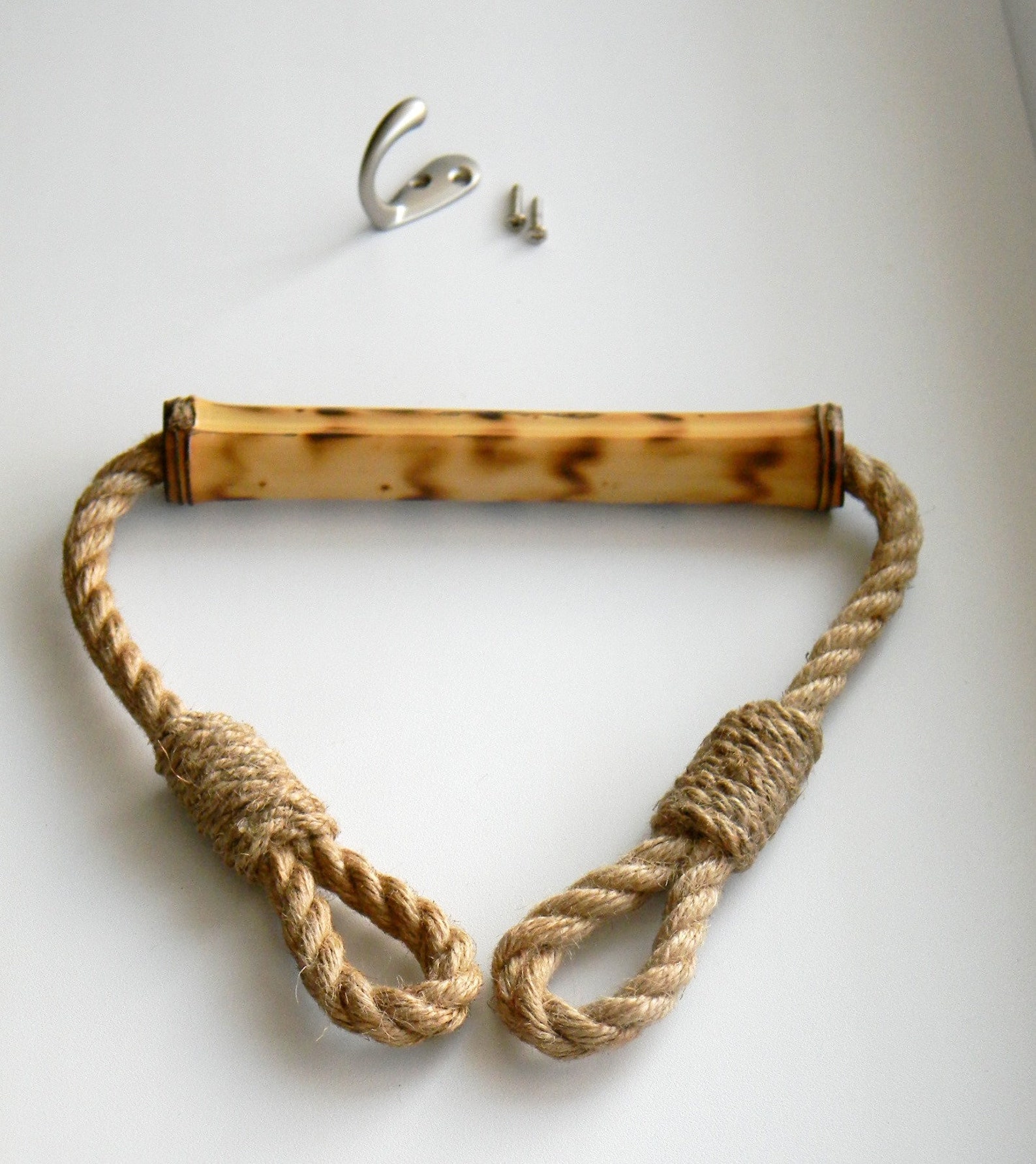 Toilet Paper Rope Holder..toilet Roll Holder..rope Nautical - Etsy Israel