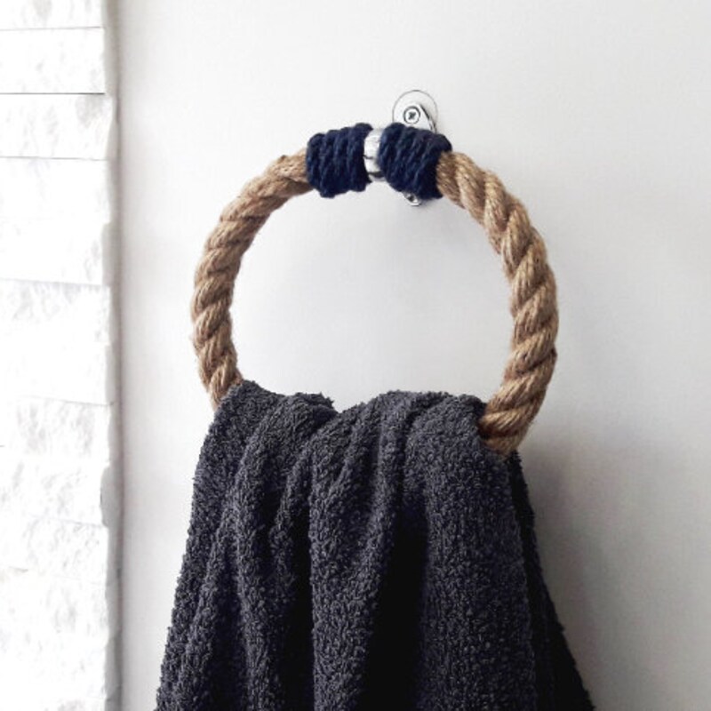 Rope Towel Ring - Etsy