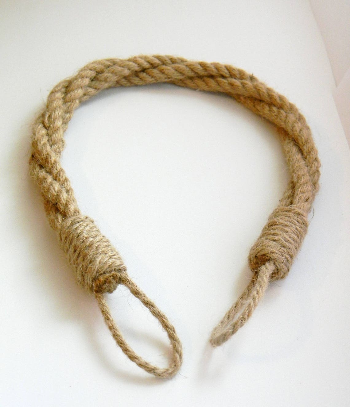 Set of 2 Pcs Curtain Tiebacks Jute Rope Decor for Window - Etsy