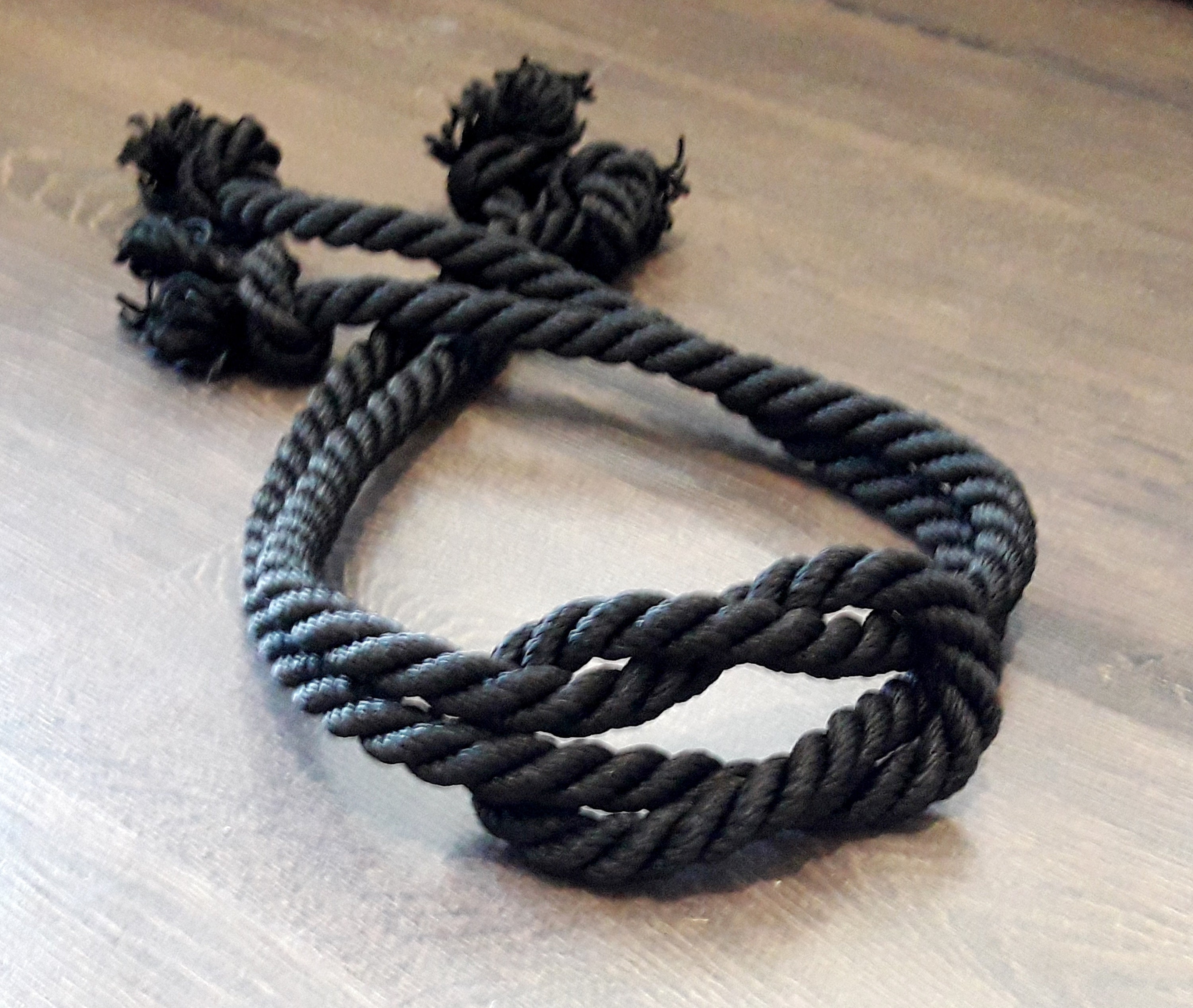 Square Knot Curtain Tie-Backs..Black Rope Tiebacks..Home | Etsy