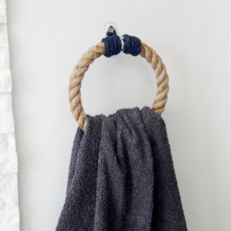 Rope Towel Ring - Etsy