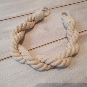Curtain Tieback Cotton Rope Decor for Window Nautical Style Twisted ...