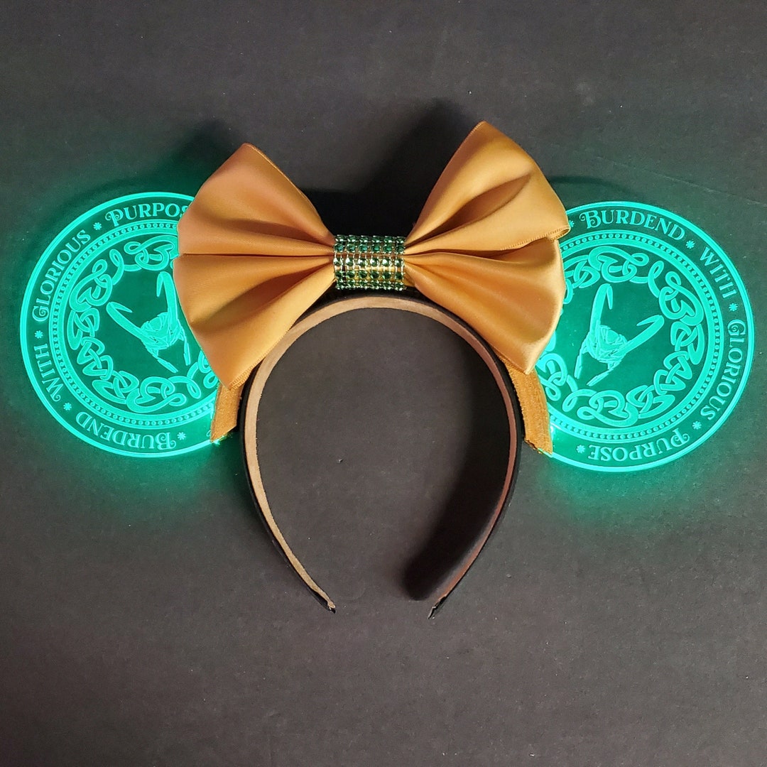 Illuminated Loki Inspired Ears Minnie Ears - Etsy