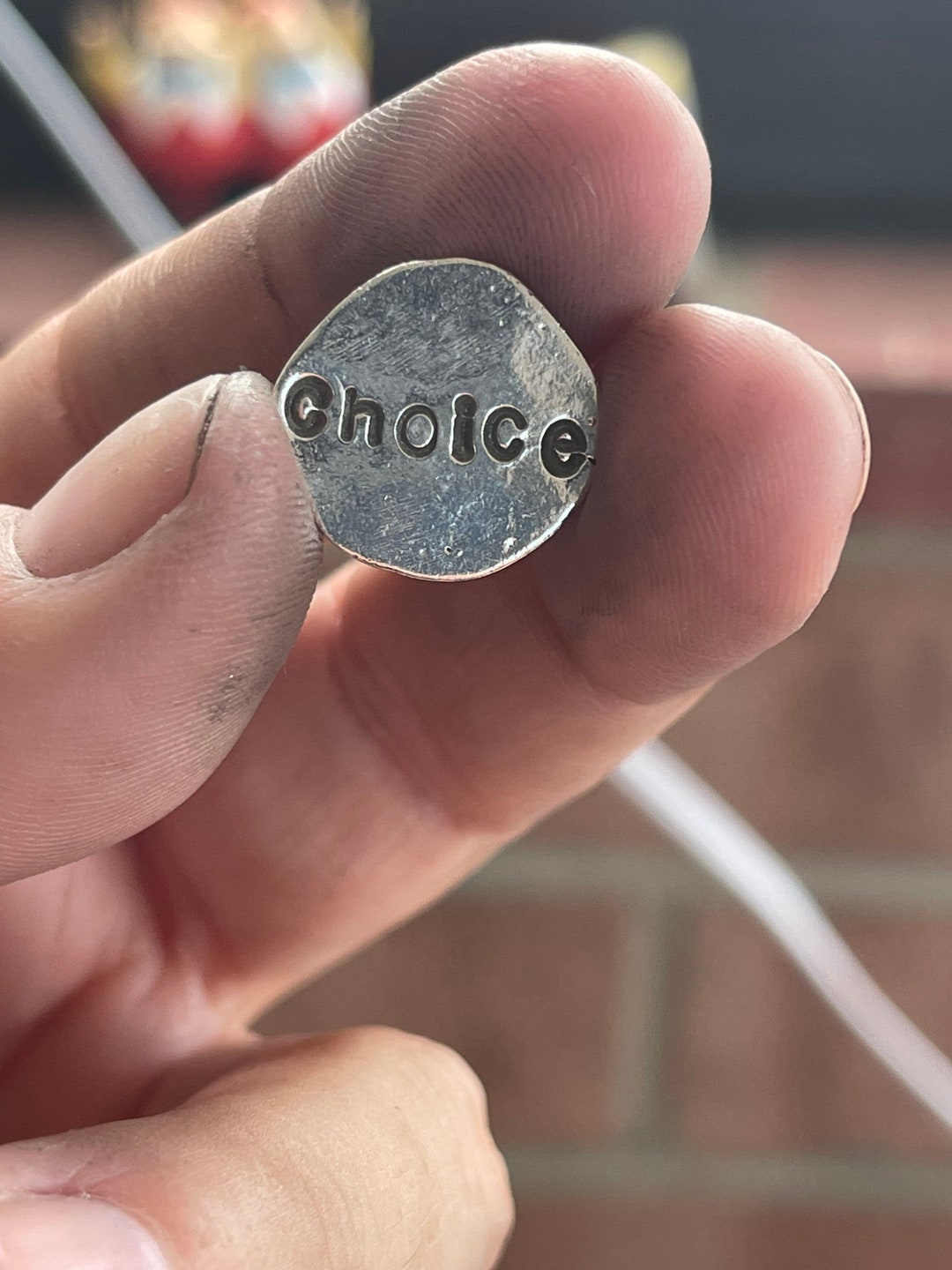 Sterling Silver, *choice* Pin.*pro- Choice / Women’s Rights / Roe V ...