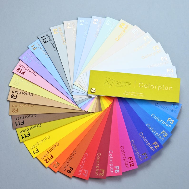 Colorplan Catalogue Swatch Book - Etsy
