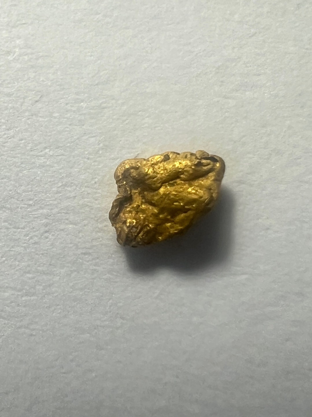 Australian Natural Gold Nugget Specimen Rough 0.113 Grams - Etsy