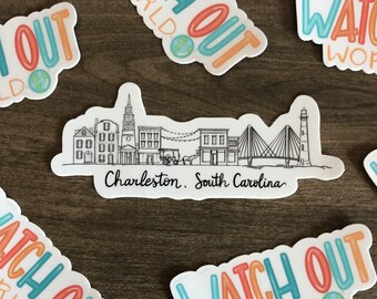 Charleston Sticker - Etsy