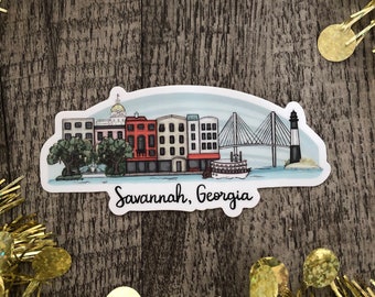 Fountain Forsyth Park Savannah Georgia Sticker - Etsy