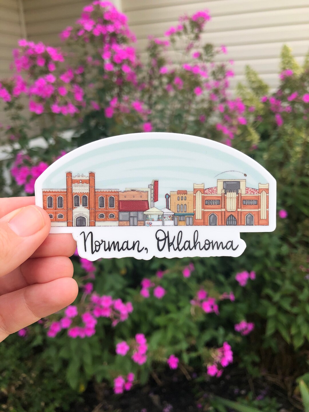 VINYL STICKER - Norman, Oklahoma - Etsy