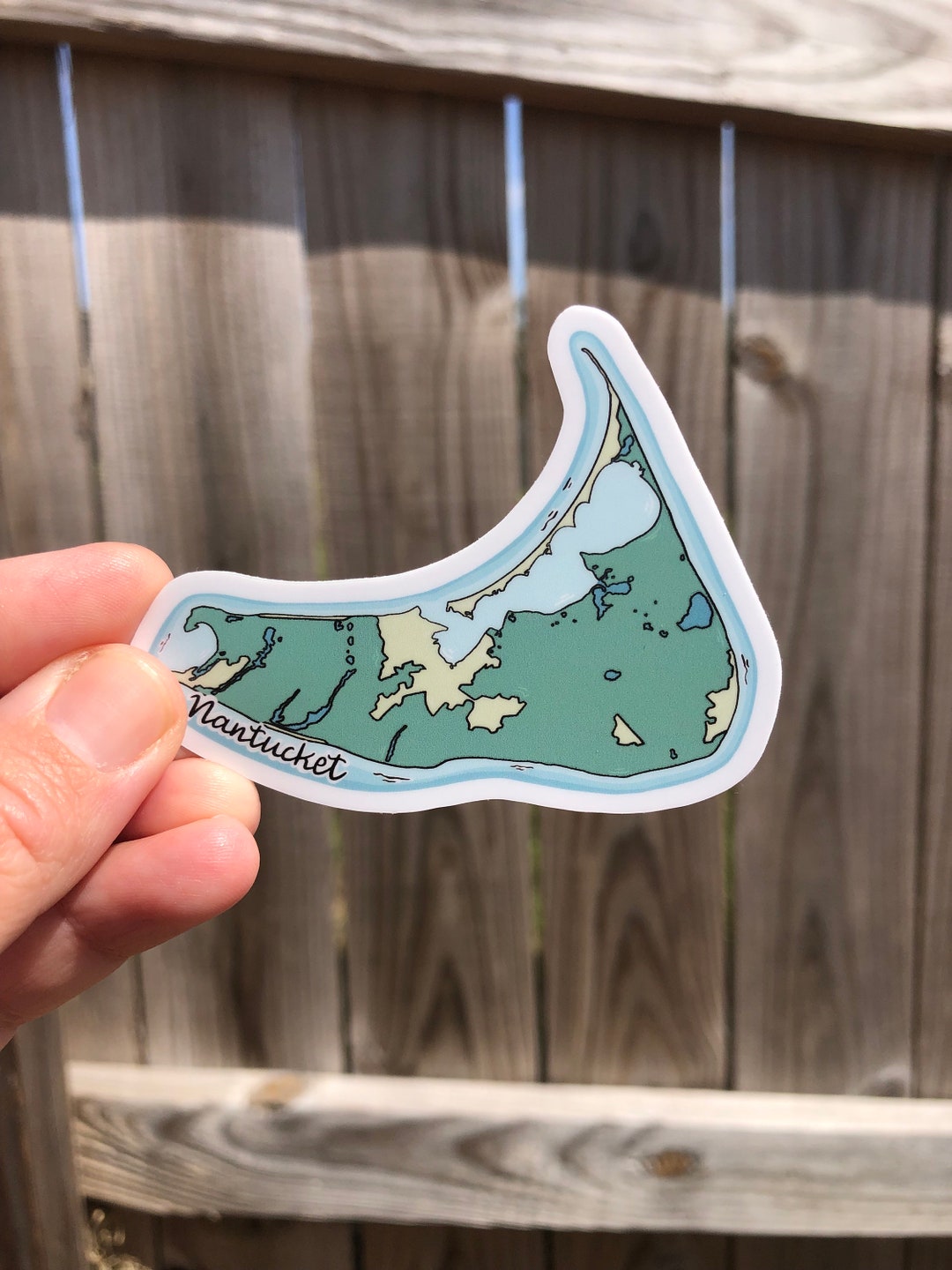 VINYL STICKER - Island - Nantucket, Massachusetts - Etsy