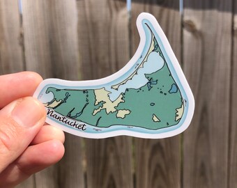 Vintage 1950's Style MA Massachusetts Nantucket Island Cape Cod Retro ...