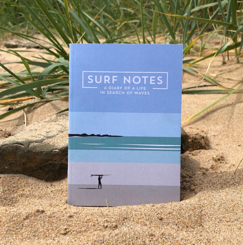 Surf Notes tiree Longboarder, Surfing Notebook, Surfer, Diary, Waves ...