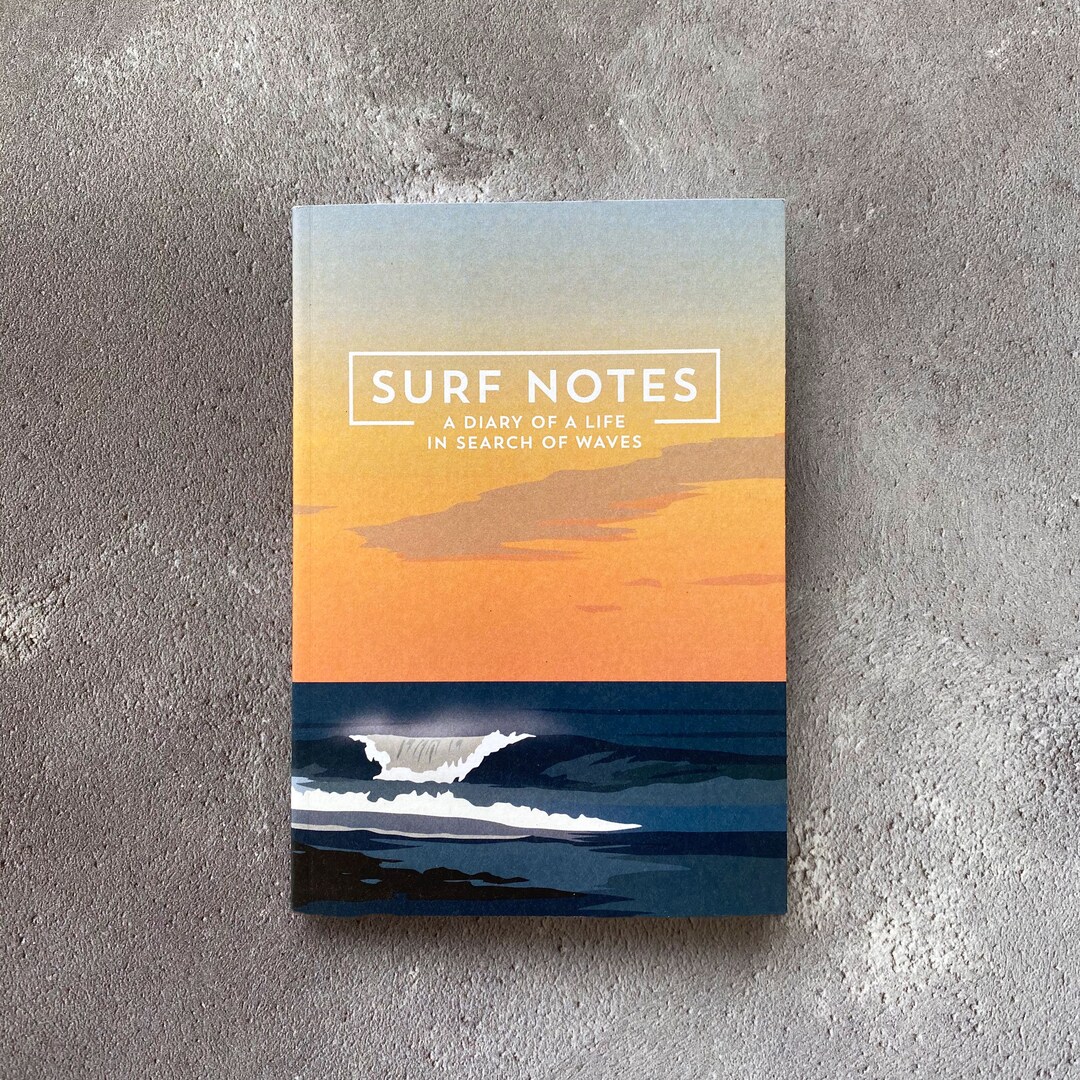 Surf Notes sundown // Surfing Notebook Surfer Diary - Etsy