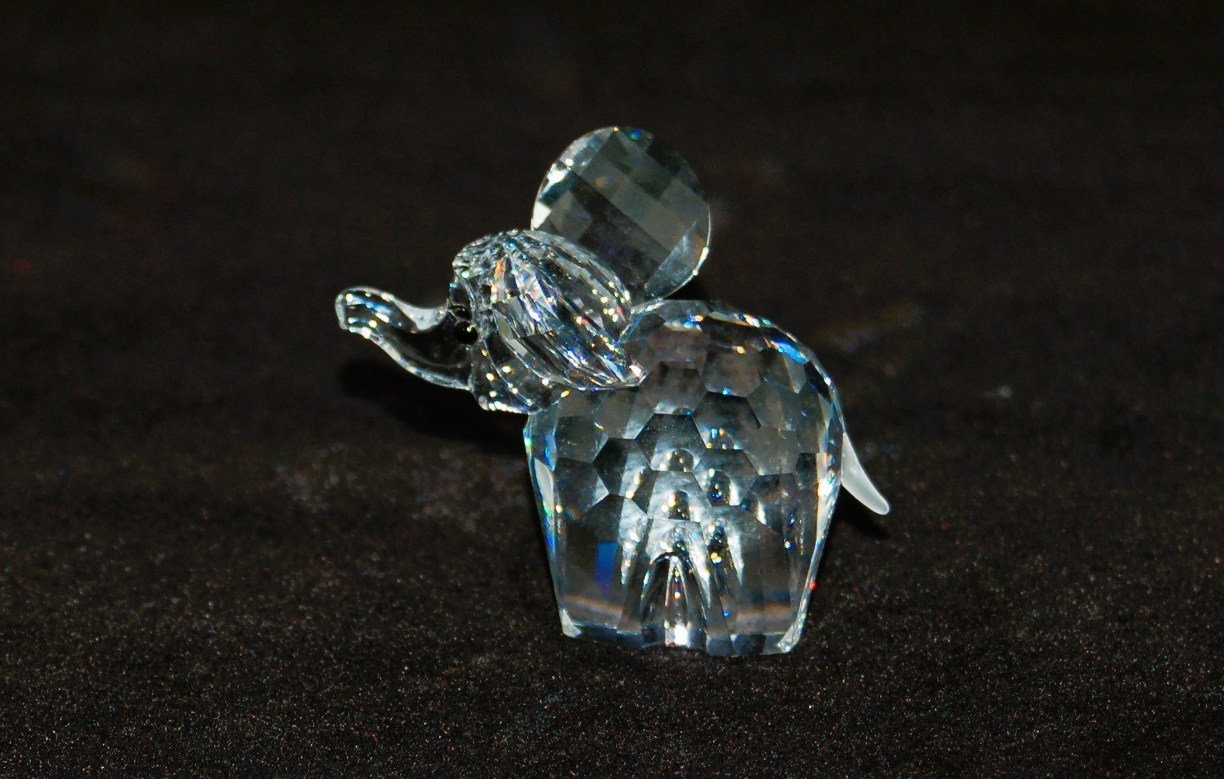 SWAROVSKI ELEPHANT LARGE frosted Tail - Etsy