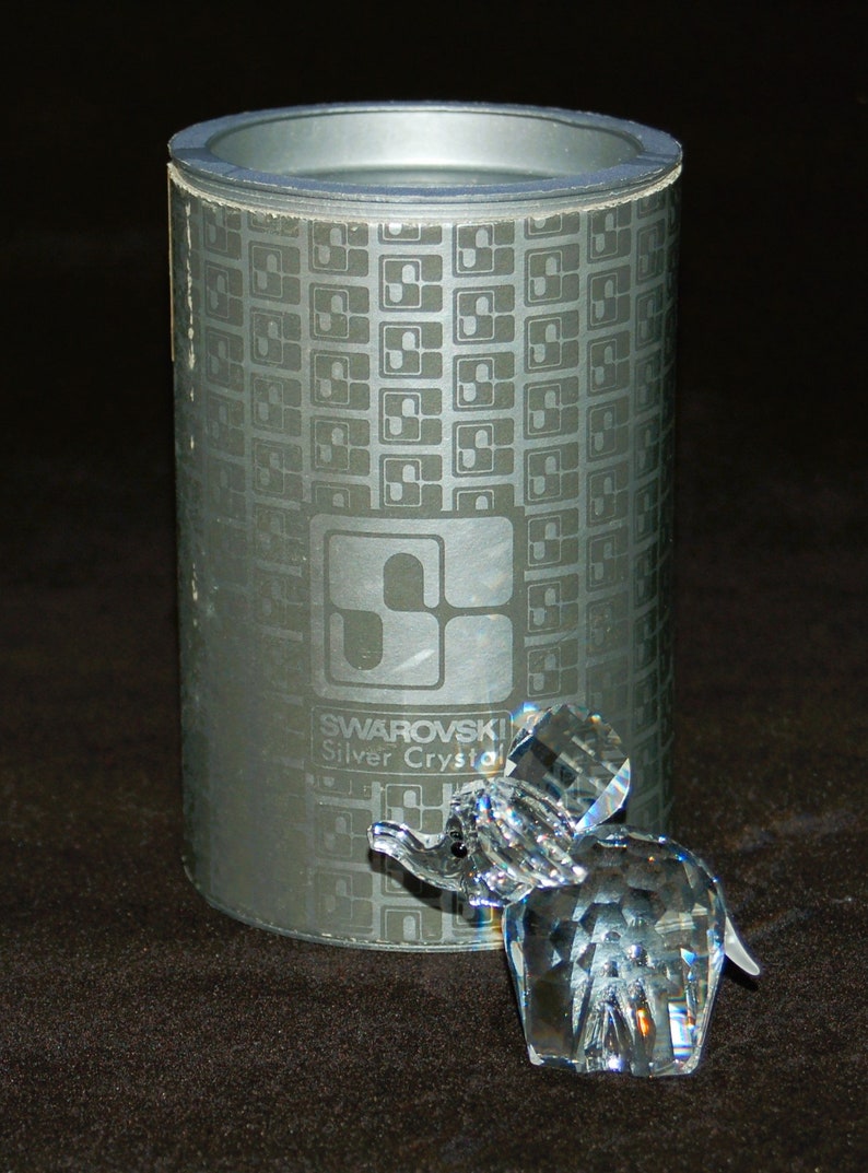SWAROVSKI ELEPHANT LARGE frosted Tail - Etsy