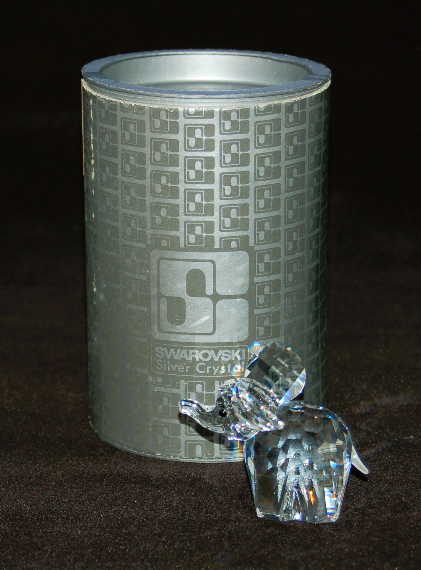 SWAROVSKI ELEPHANT LARGE frosted Tail - Etsy