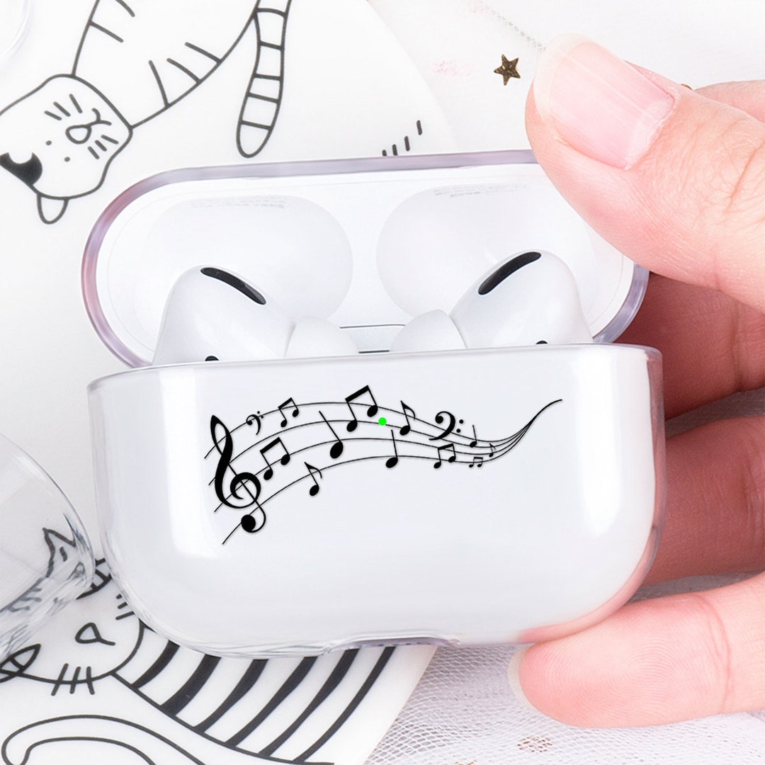 Musical Notes Airpods Case Travel Air Pods Pro Case Headphones Case ...