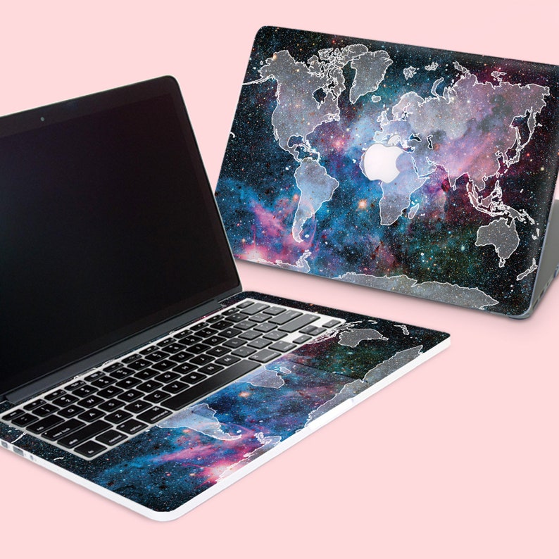 Macbook World Map Skin Macbook Pro Retina Case Macbook Pro 13 | Etsy