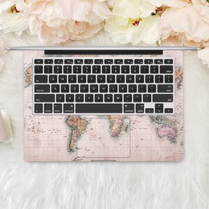 Macbook World Map Skin Macbook Pro Retina Case Macbook Pro 13 | Etsy
