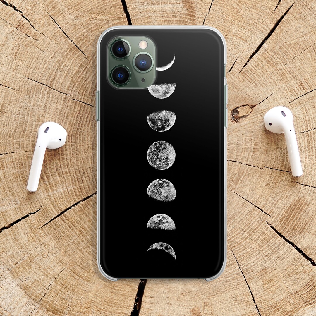 Moon Phases iPhone 12 Pro Soft Case for iPhone 11 Pro Max Full Moon ...