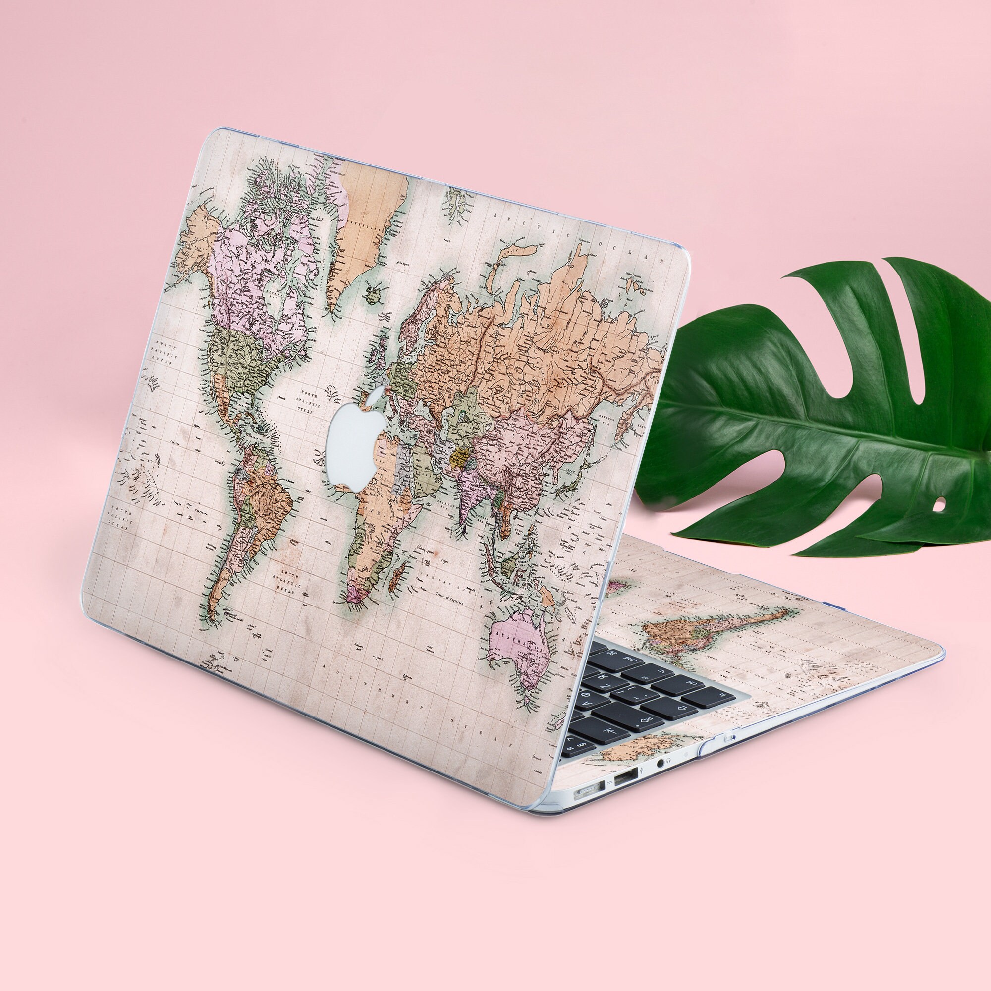 Macbook World Map Skin Macbook Pro Retina Case Macbook Pro 13 | Etsy