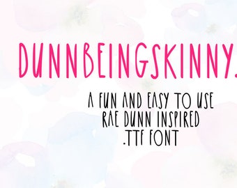 Rae dunn font | Etsy