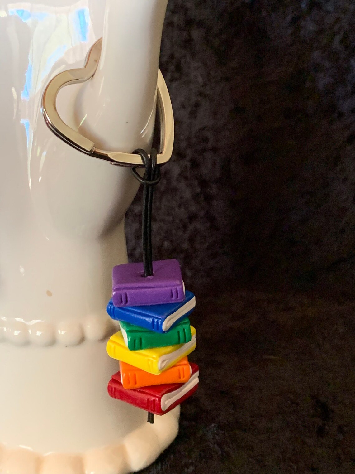 Reading Rainbow Key Chain - Etsy