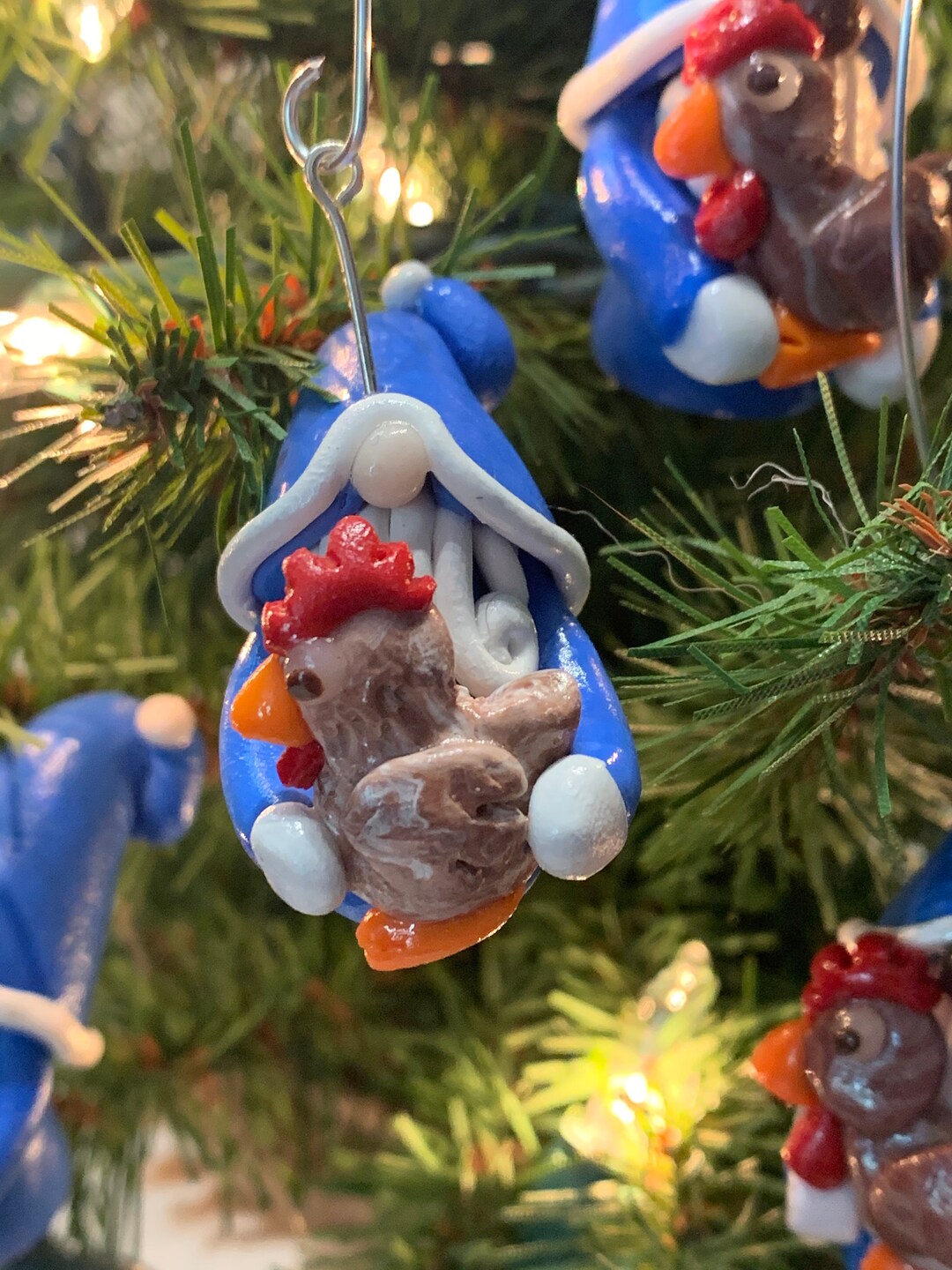 Gnome Spring Chicken! Gnome With a Chicken Ornament - Etsy