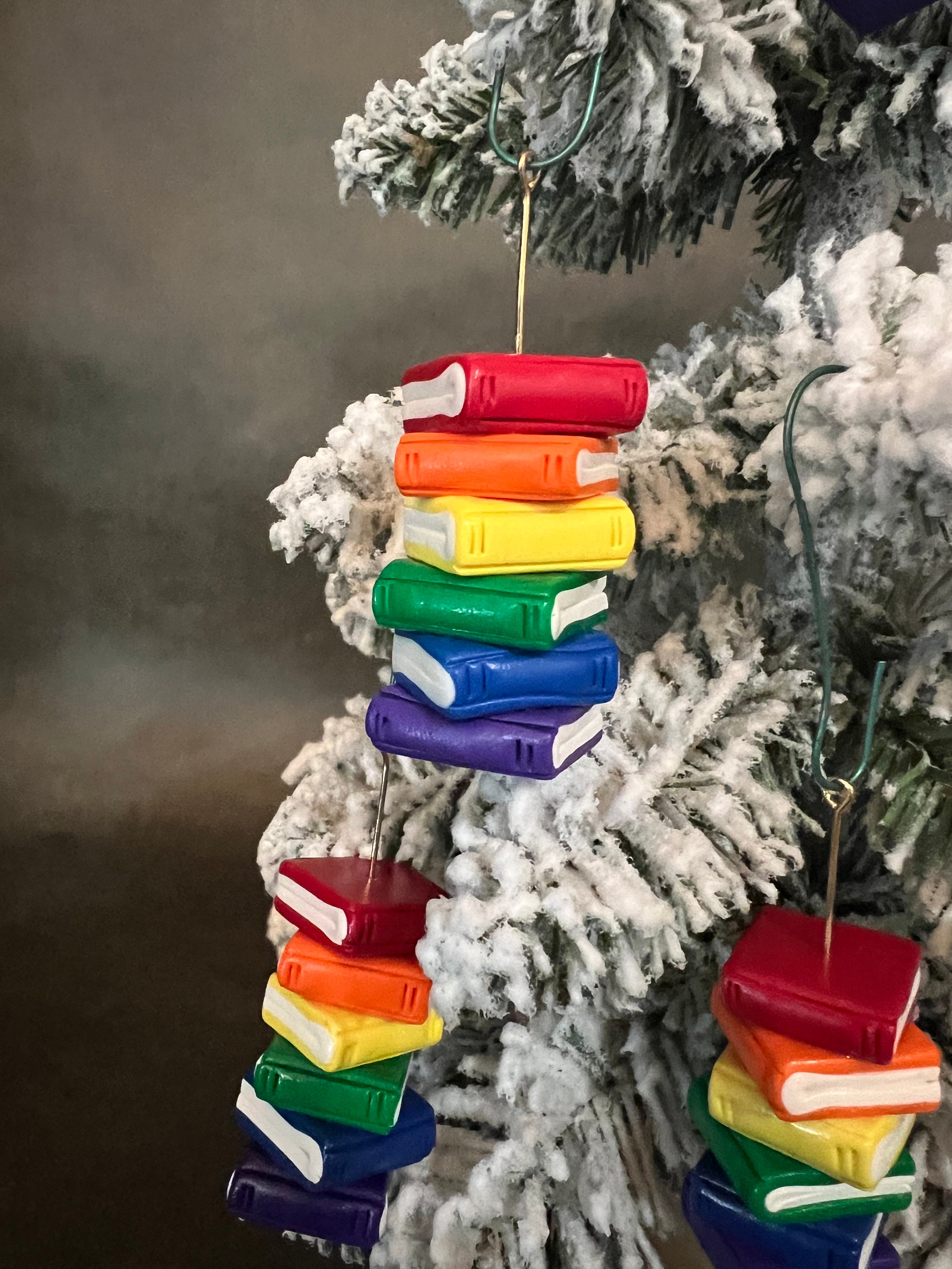A Reading Rainbow Book Ornament, You Can Never Have Too Many Books! - Etsy