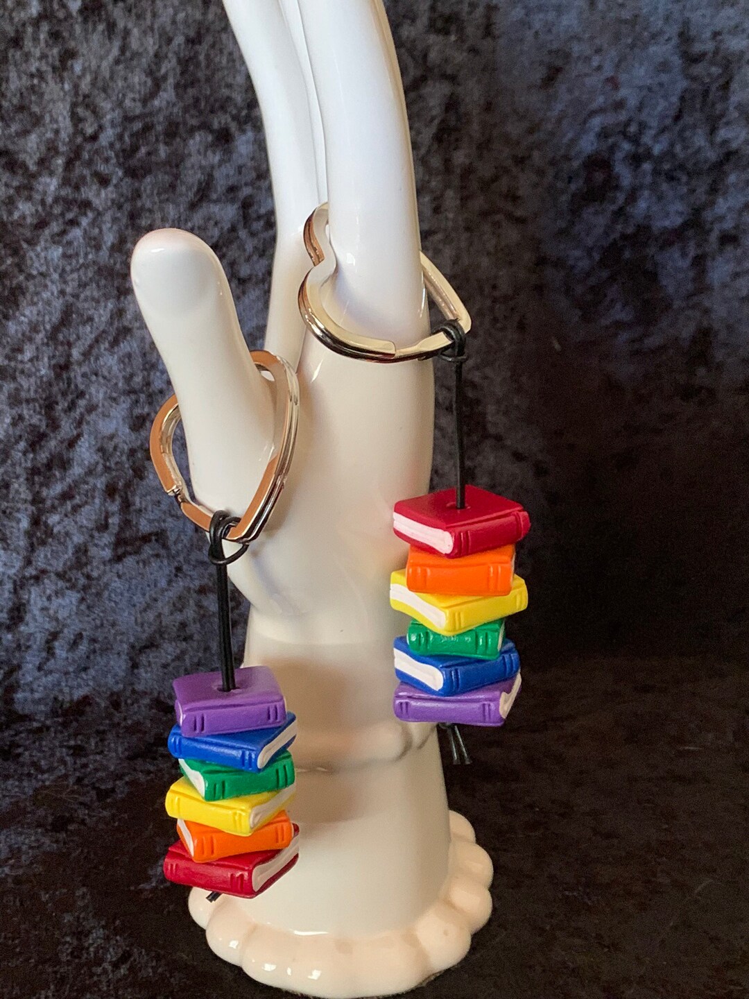 Reading Rainbow Key Chain - Etsy