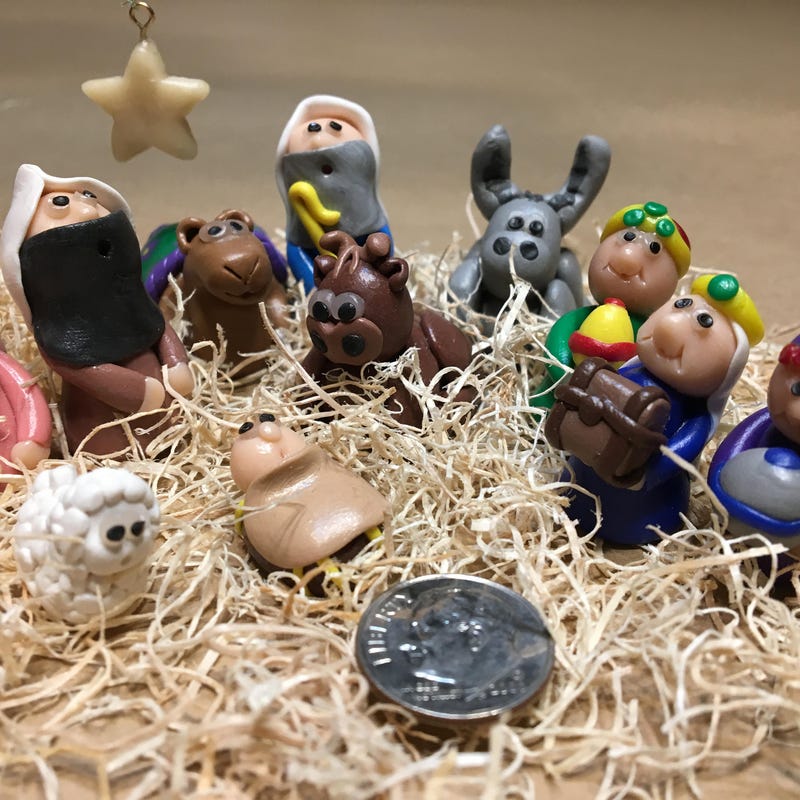Miniature Nativity - Etsy