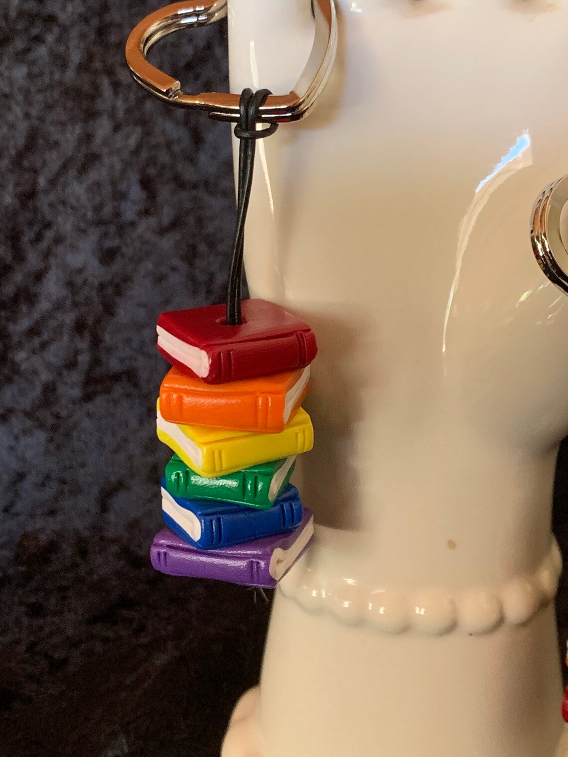 Reading Rainbow Key Chain - Etsy