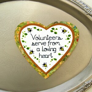 Volunteer Gifts, Volunteer Quote Magnet, Volunteer Thank You Gift ...