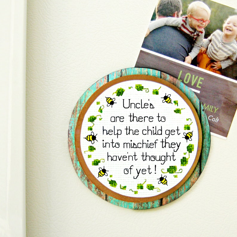 Uncle Gift Quote Magnet Uncle to Be Uncle Gifts From | Etsy