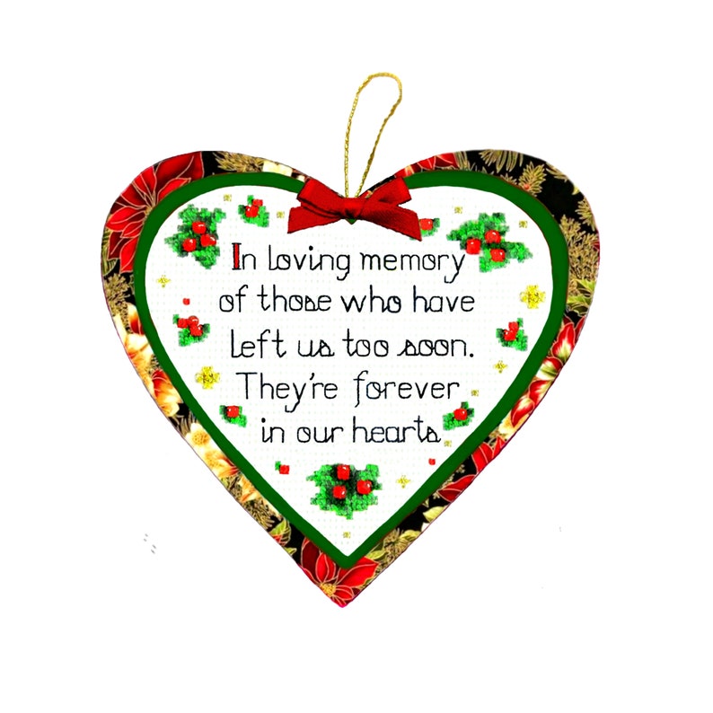 In Loving Memory Family Memorial Christmas Ornament Forever | Etsy
