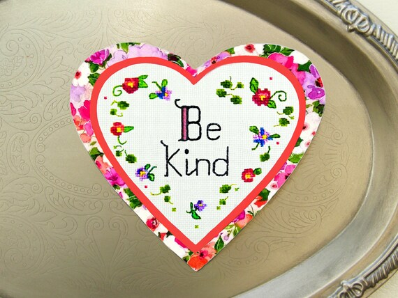 Be Kind Motivational Quote Magnet Mindfulness Gift Cubicle - Etsy