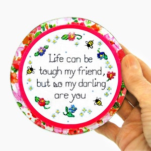 Life is Tough but so Are You, Inspirational Magnet, Unique Gifts ...